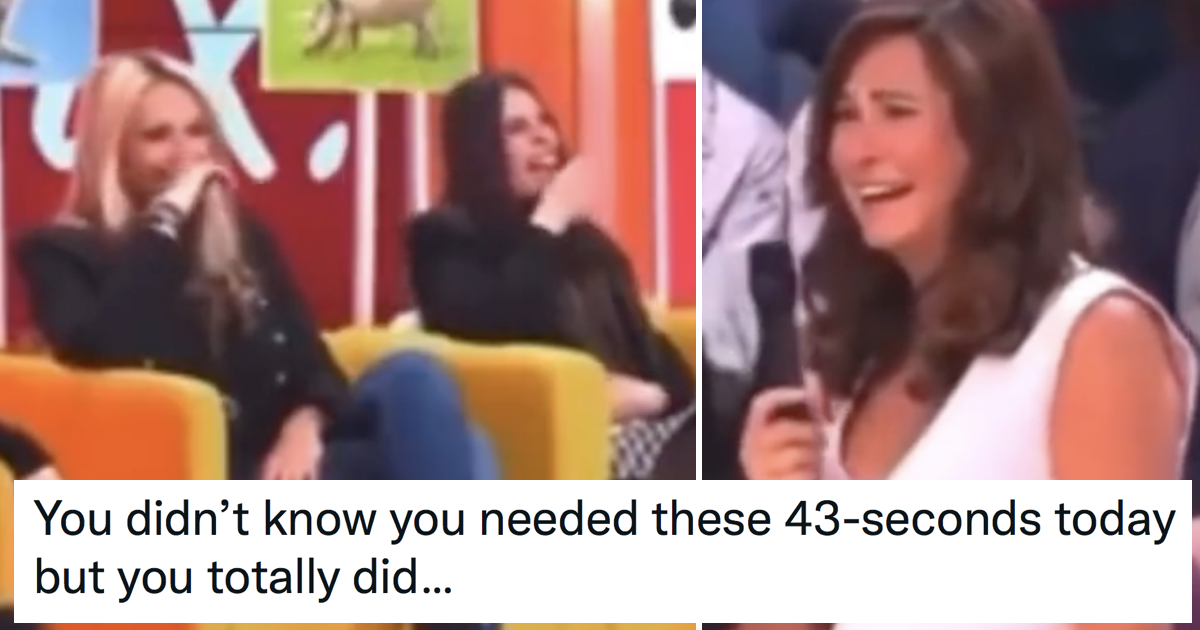 A French TV show invited people with unusual laughs on together and it ...