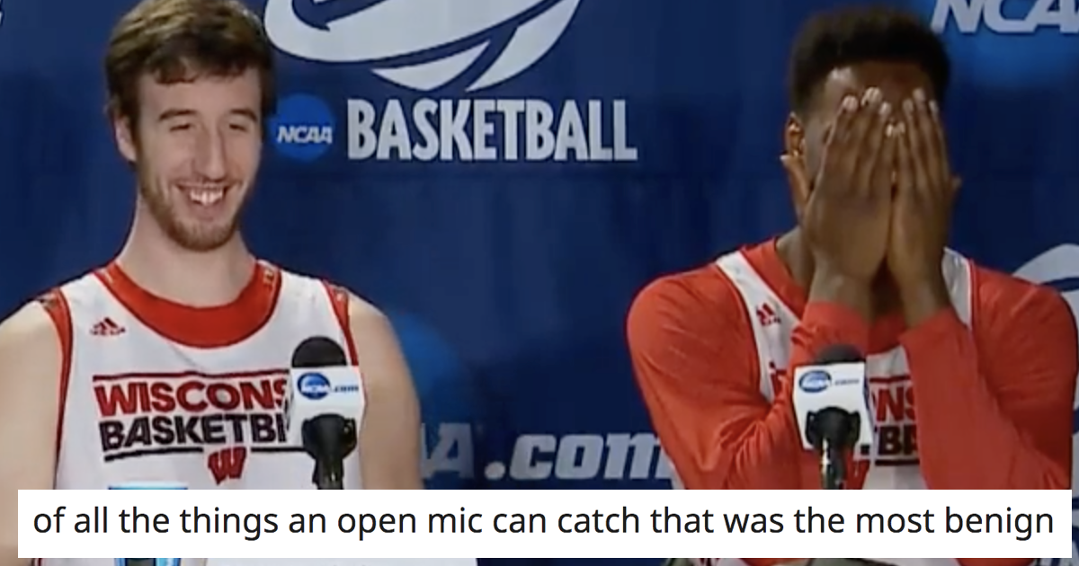 This basketball player's adorable (and unfortunate) 'hot mic' moment is ...