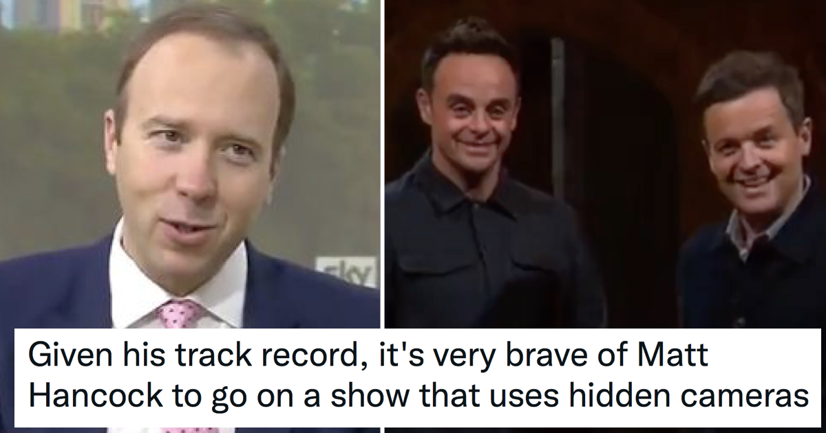 Matt Hancock has signed up for I'm A Celebrity - 17 favourite responses ...