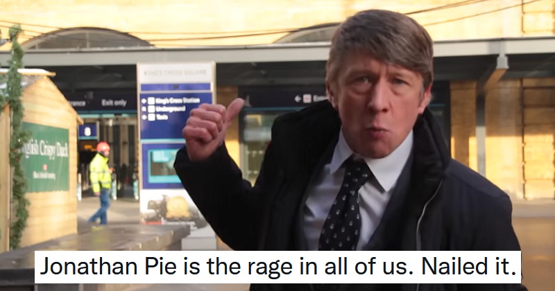 Jonathan Pie's sweary rant about the strikes sums up the situation ...