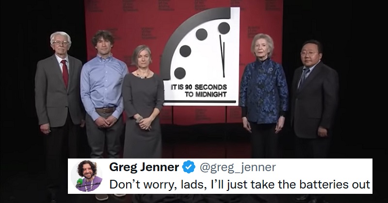 New Doomsday Clock time just dropped - 17 favourite tweets - The Poke