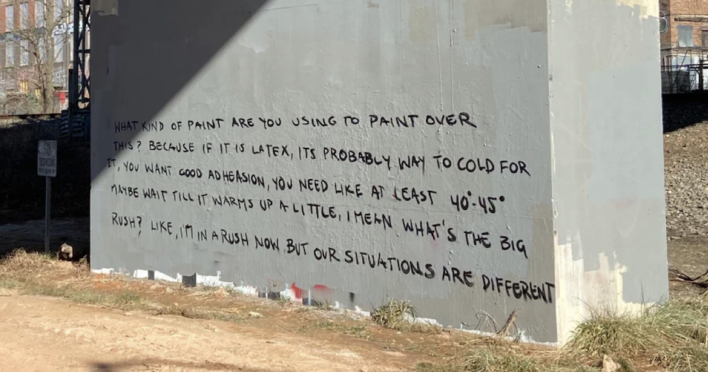 This graffiti went wildly viral and is both hilarious and hugely ...