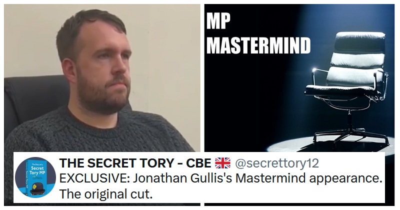 Jonathan Gullis' 'MP Mastermind' was funny - but the parody is so much ...