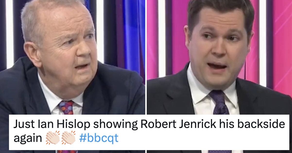 Ian Hislop got Robert Jenrick to denounce his own party and it was ...