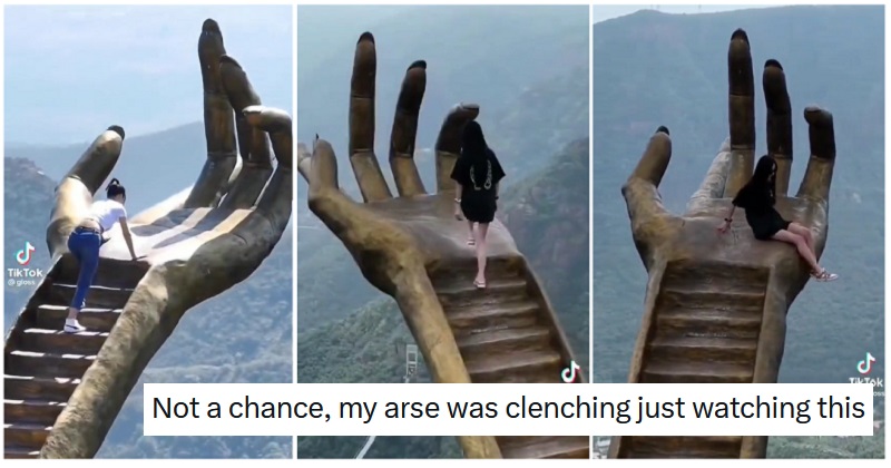 There's not enough nope in the world for this Chinese tourist ...