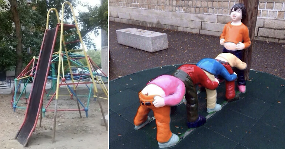 23 abominable children's playground fails that belong on some sort of ...
