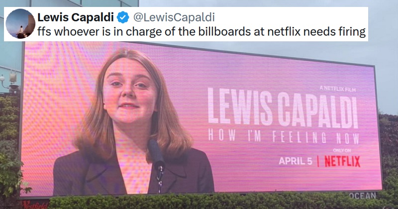 The marketing for Lewis Capaldi's new documentary used a celebrity ...