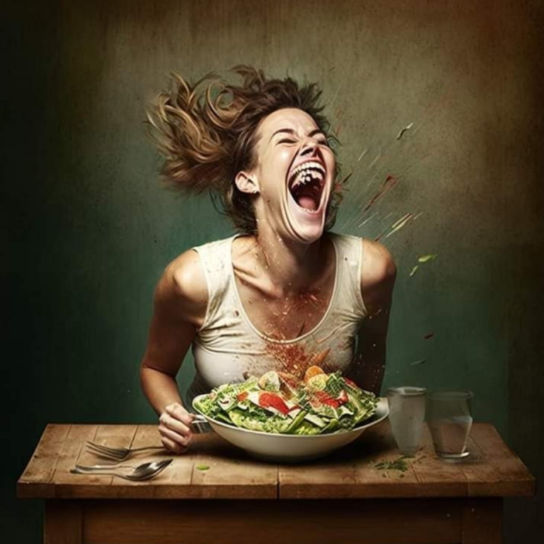 The AI-art version of 'Women Laughing Alone With Salad' is a terrifying ...