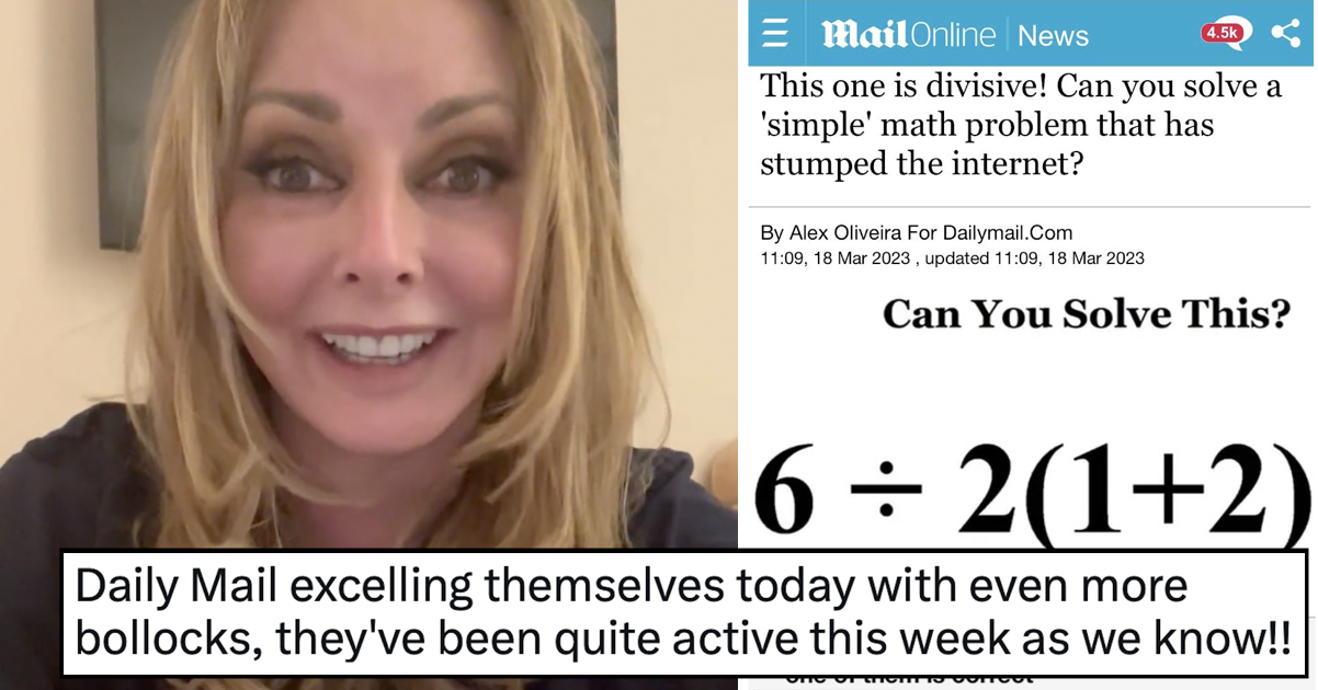 Carol Vorderman called out the Daily Mail's maths 'bollocks' and people ...