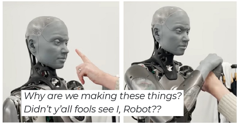 Warning - do not boop the robot! - The Poke