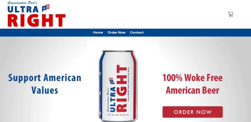'Conservative Dad's Ultra Right 100% woke-free beer' is not a parody ...