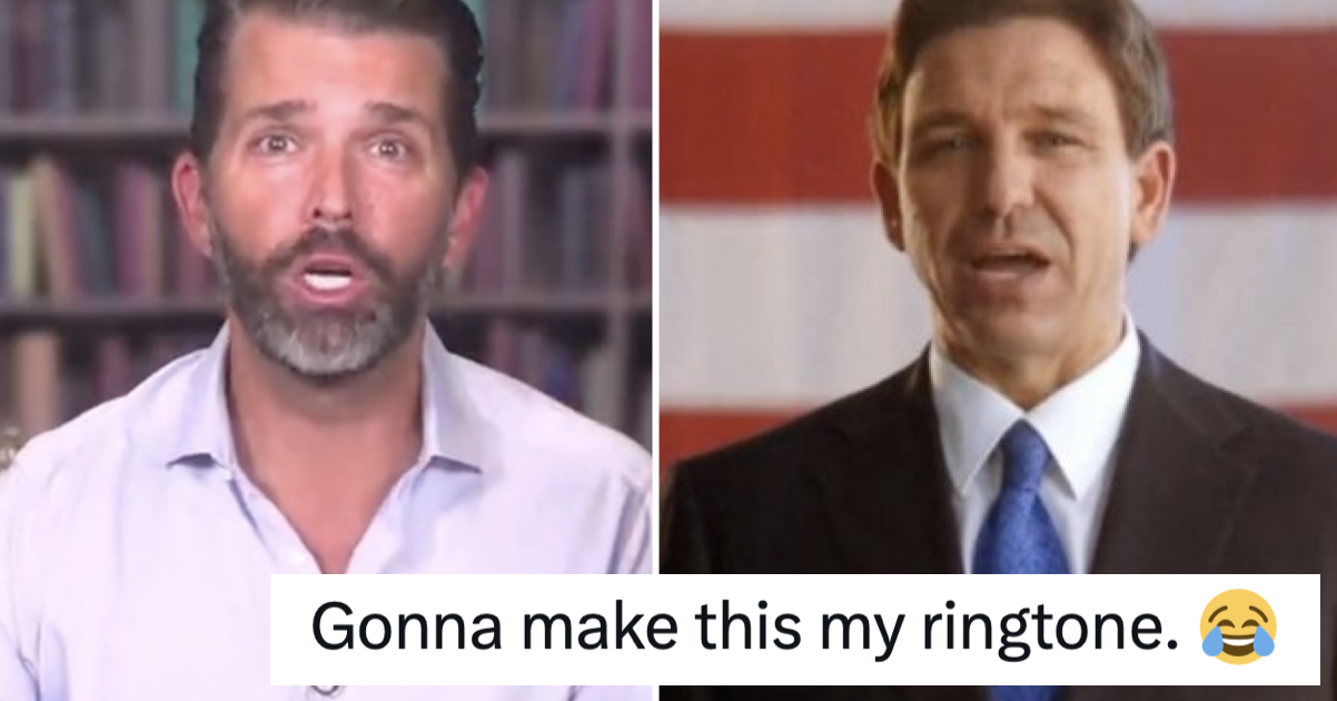 Donald Trump Jr's unfortunate autocue mix-up was a glorious self-own ...
