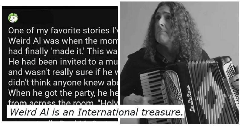 This Weird Al anecdote shows what a legend he truly is - The Poke