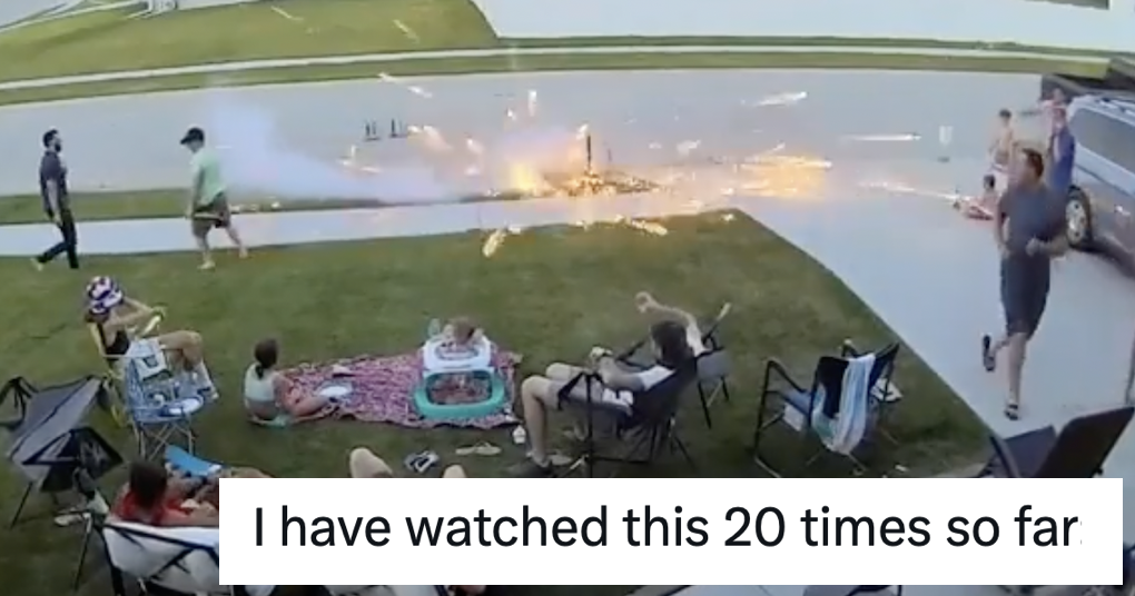 Just when these fireworks gone wrong can't get any more explosive ...