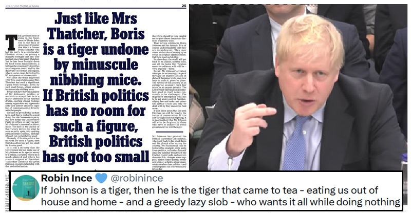 "Alexa, show me the most melodramatic take on Boris Johnson's downfall ...