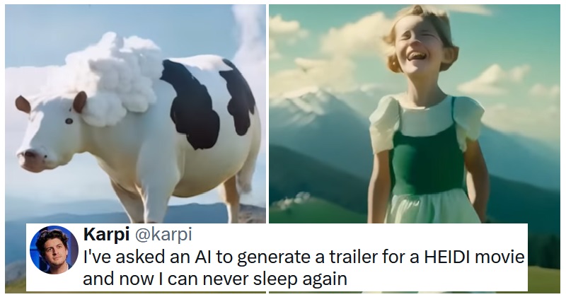 This A.I.-generated trailer for Heidi is delightfully weird nightmare ...