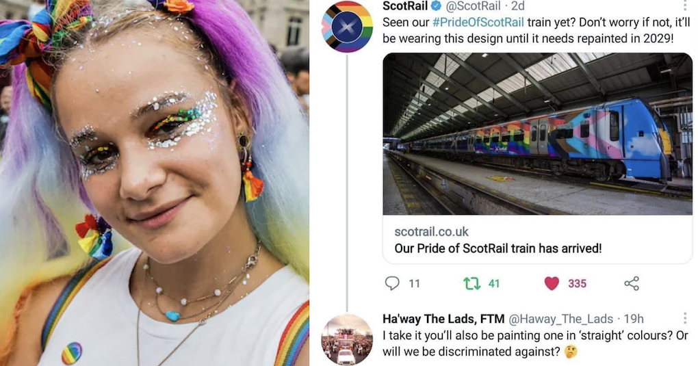Pride month sent this fabulous ScotRail comeback wildly viral again and ...