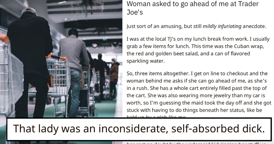 The tale of this outrageously pushy shopper went viral and really got ...