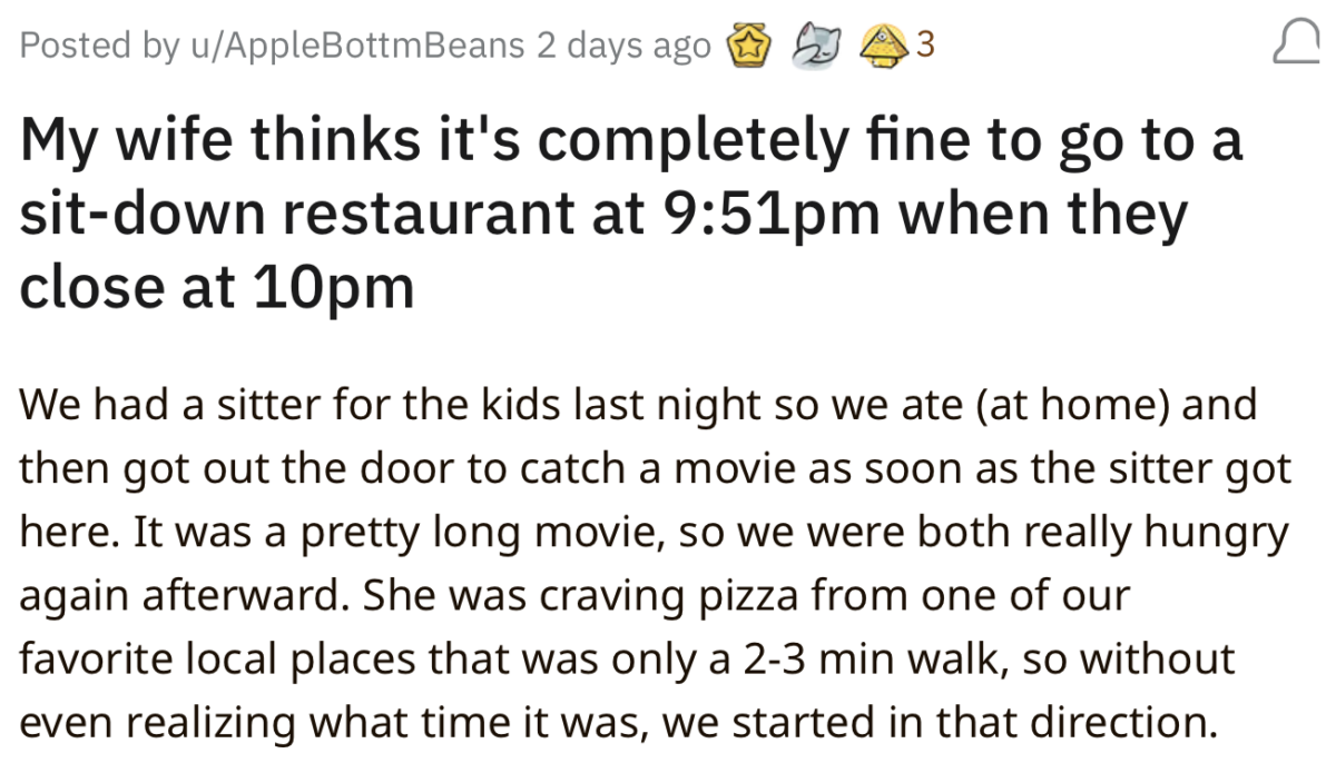 This woman who turns up to restaurants just before they close was ...
