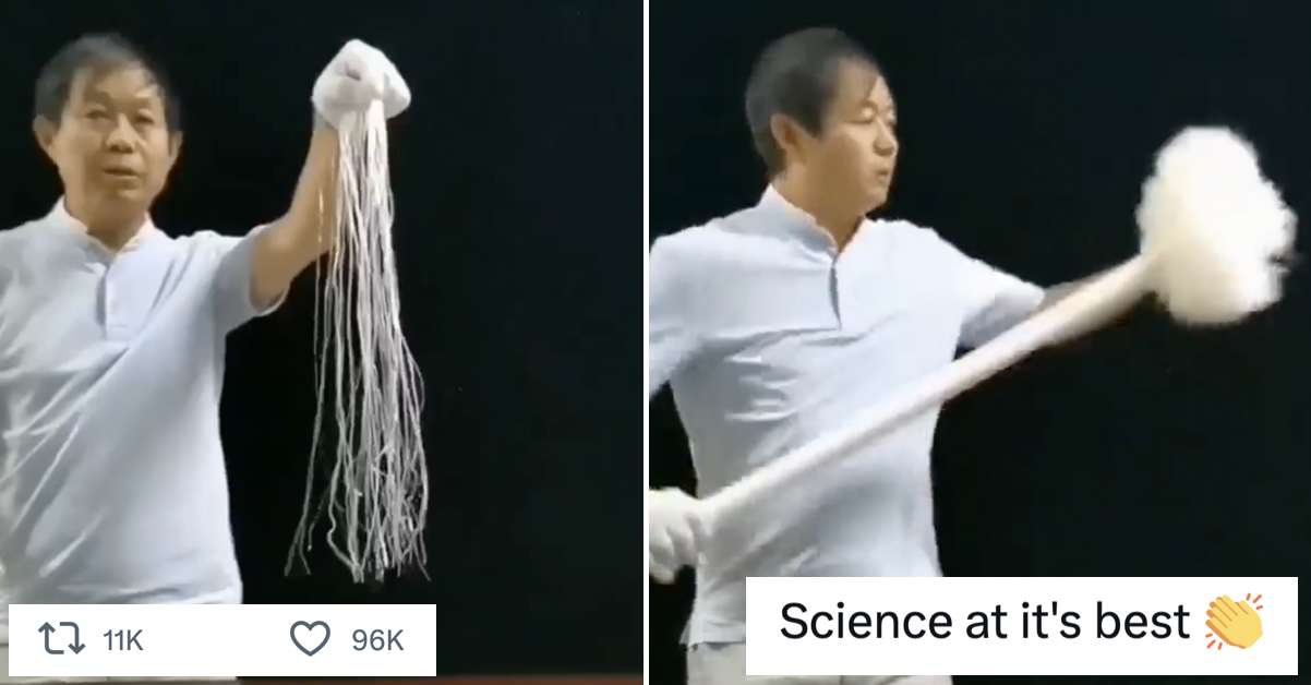 This fascinating demonstration of static electricity is today's most ...