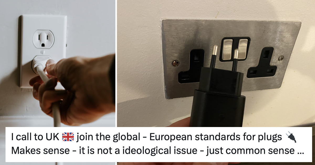 A visitor to the UK called for us to adopt European style plugs and ...