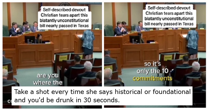 Please enjoy this Christian's scriptural takedown of a bigoted Texan ...