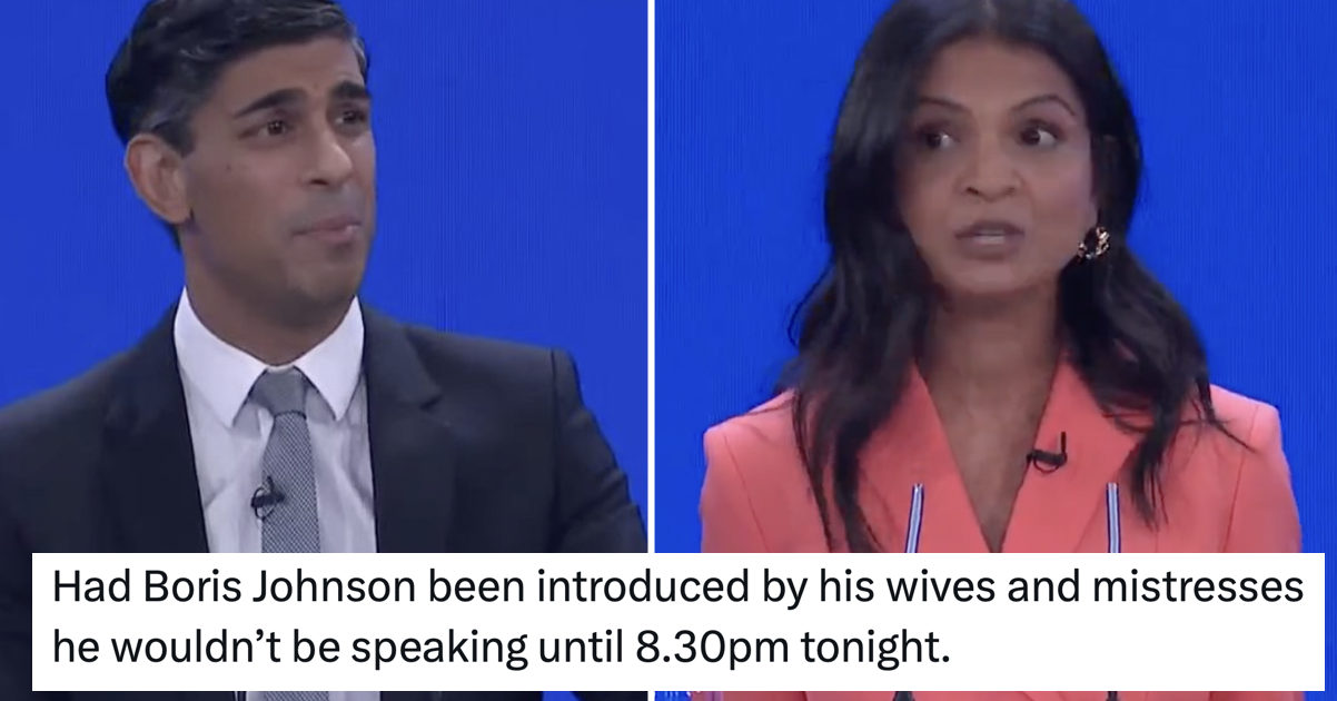 Rishi Sunak's wife Akshata Murty was his surprise warm-up act at the ...