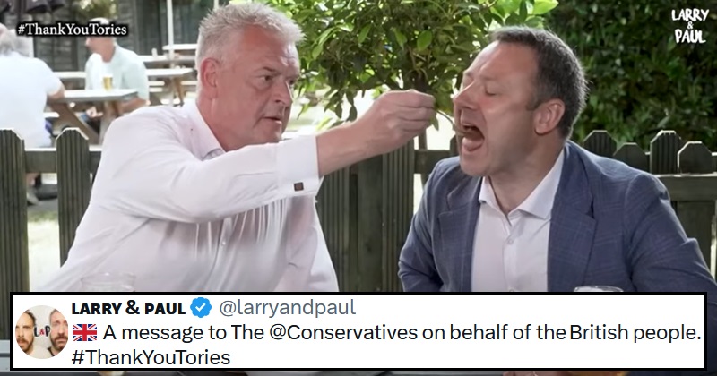 It's about time someone thanked the Tories properly - like this - The Poke