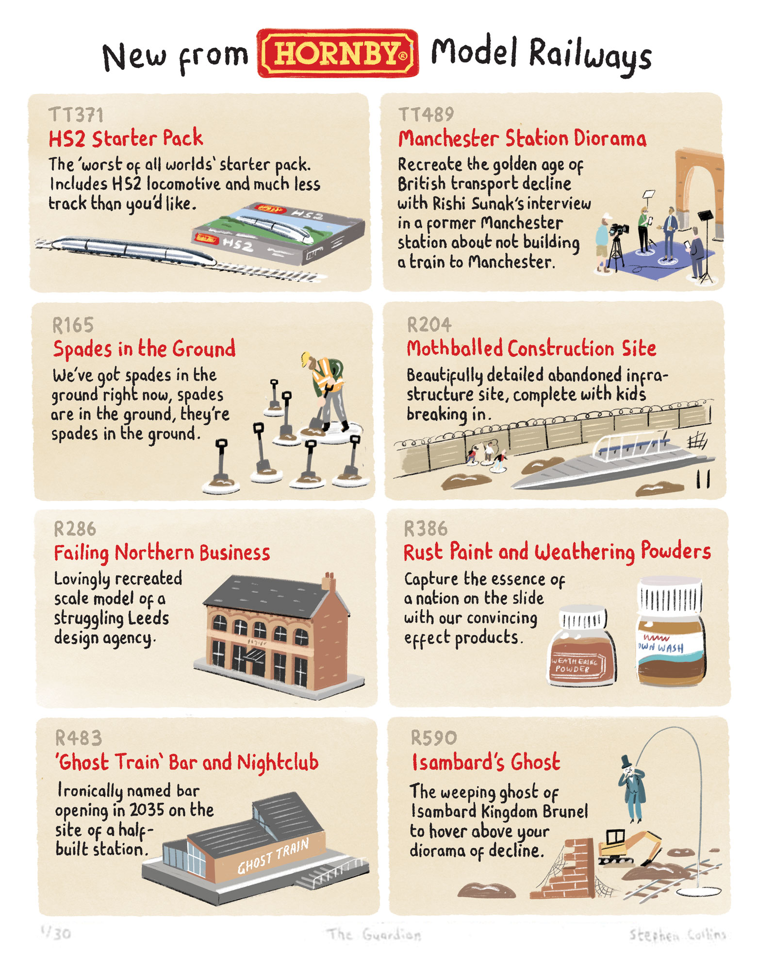 This poster for the 'HS2: model railway edition' is absolutely first ...