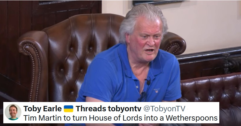 Tim Martin's knighthood has gone down like a fly in a pint of beer - 14 ...