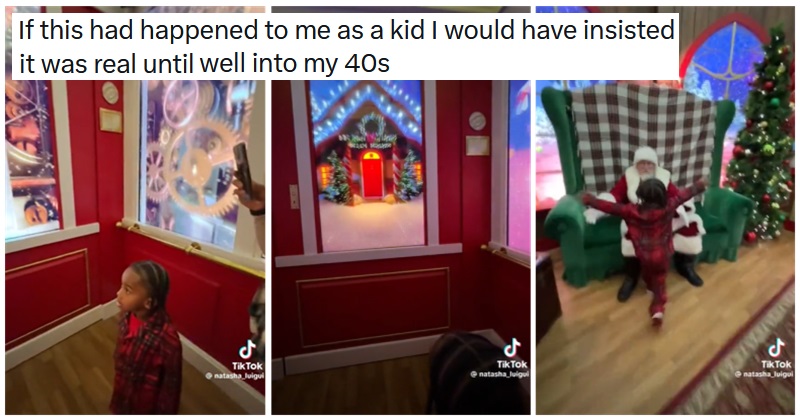 This lift to Santa's Grotto in a department store is the true magic of ...