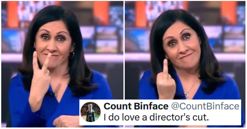 That countdown by BBC newsreader Maryam Moshiri has been released - and ...