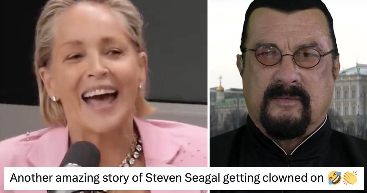 Sharon Stone's hilarious story of Steven Seagal being put in his place ...