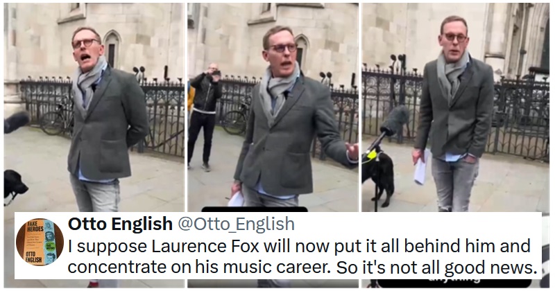 Laurence Fox has officially entered the finding out stage of libelling strangers on the internet ...