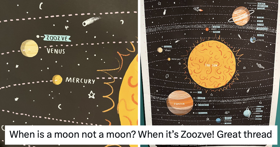 This fascinating thread about a 'mistake' on a child's poster of the ...