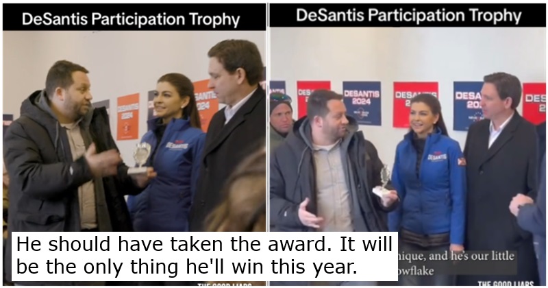 The Good Liars awarded Ron DeSantis a participation trophy for effort ...