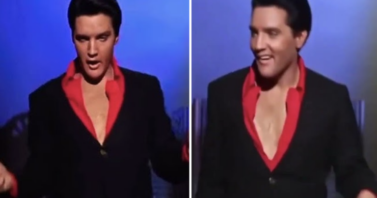 Elvis doing Viva Las Vegas but with the audio messed around with is the ...