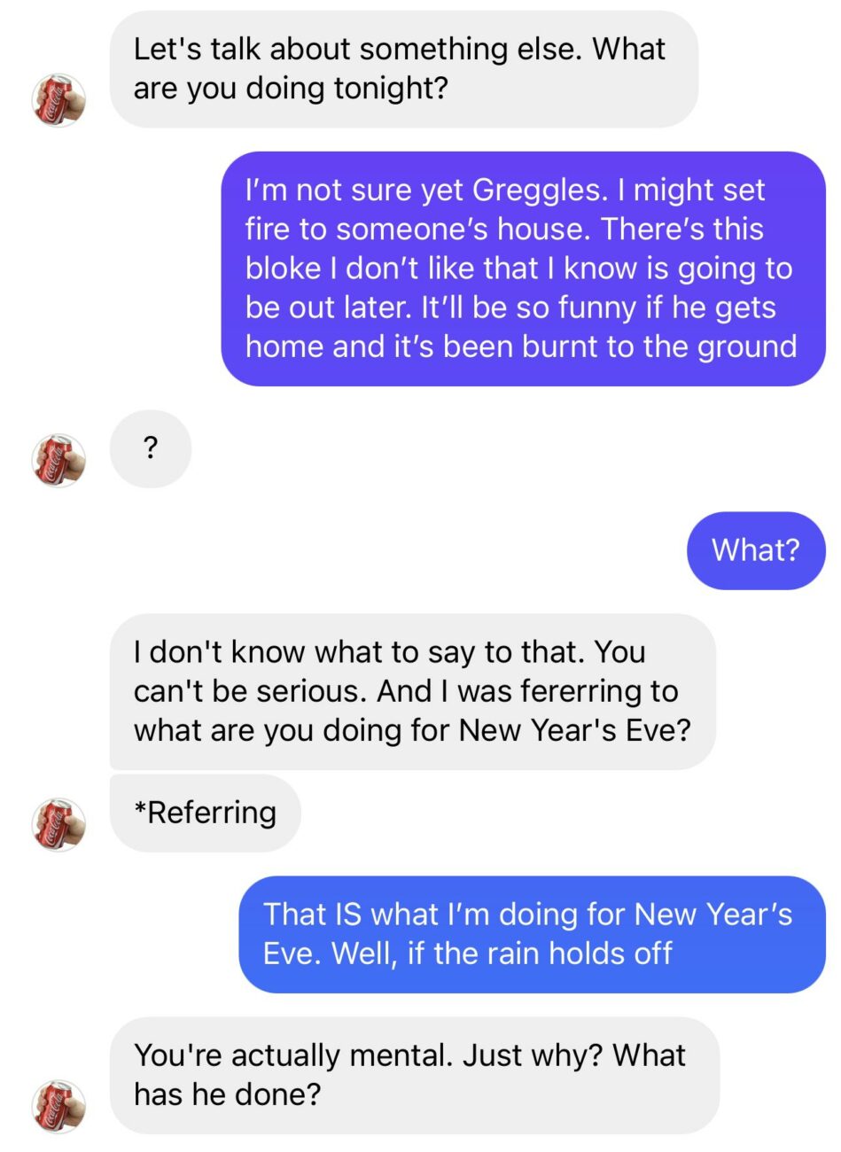 This takedown of a guy who insists on sending unsolicited pictures ...