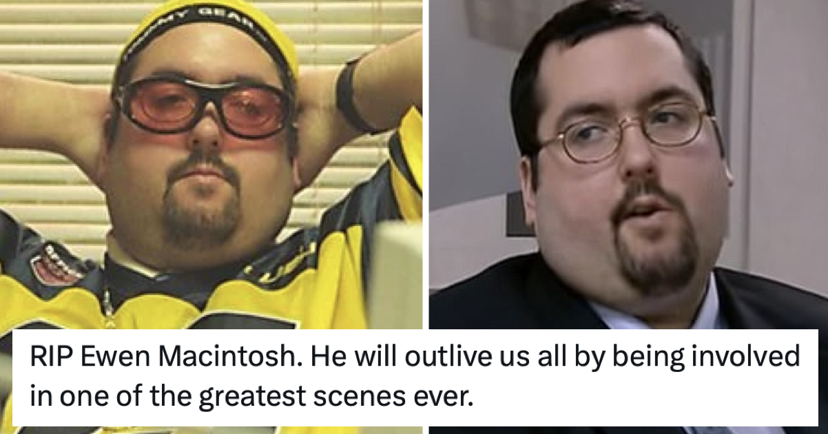 The Office star Ewen MacIntosh has died aged just 50 and people are ...