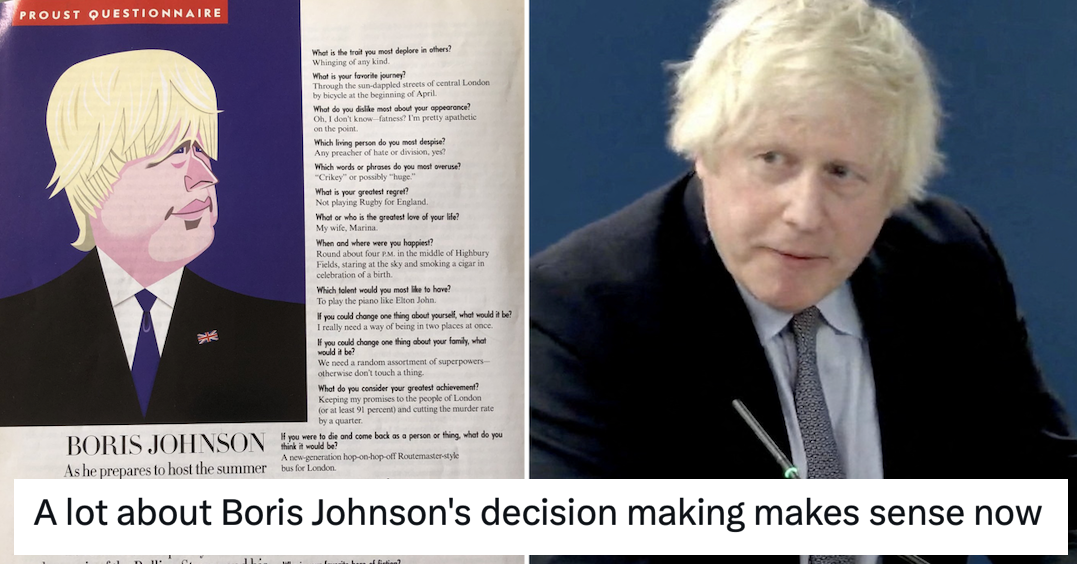 This old Boris Johnson Q&A just went viral because his jaw-dropping ...
