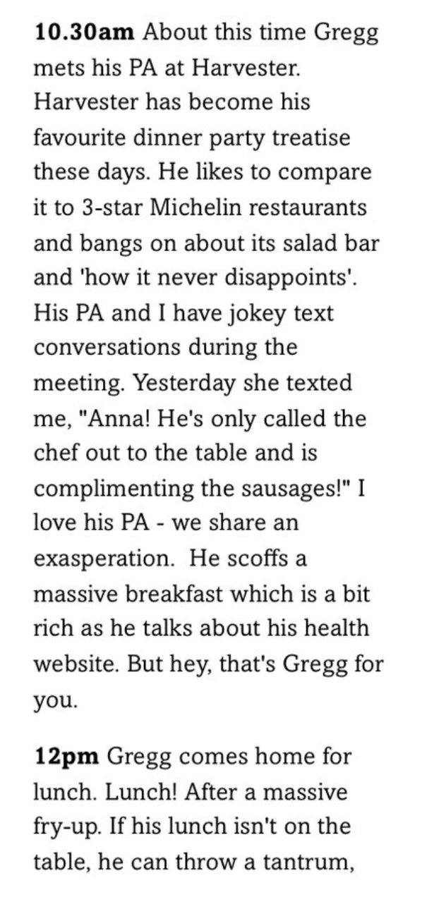 Mrs Wallace's 'answer' to Gregg Wallace's hilarious Saturday routine is ...