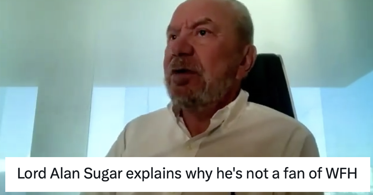 Alan Sugar told BBC Breakfast why it's bad to work from home and the ...