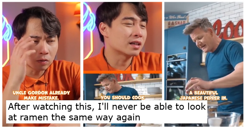Gordon Ramsay's ramen didn't exactly get a five-star review from Uncle ...