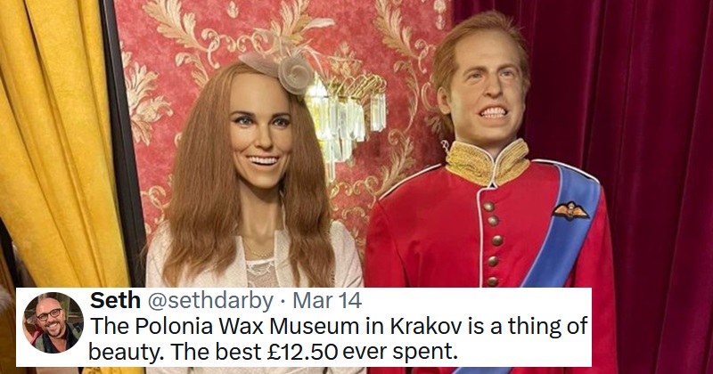 The waxwork exhibits in this Polish museum fall right into the 'so bad they're brilliant ...
