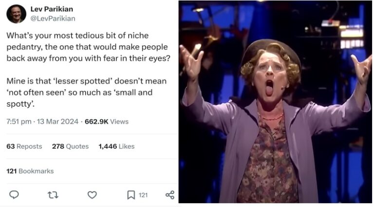 Lev Parikian asked people for their most tedious bit of niche pedantry ...