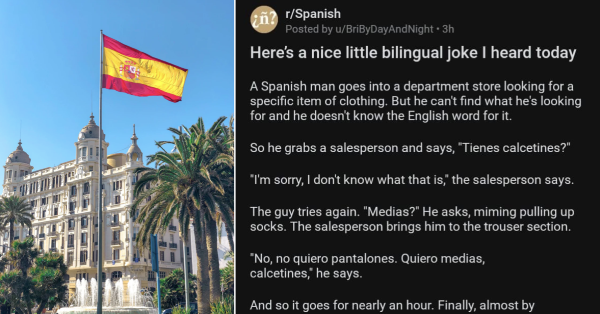 Took us far too long to get this 'niche bilingual joke' but it was very ...