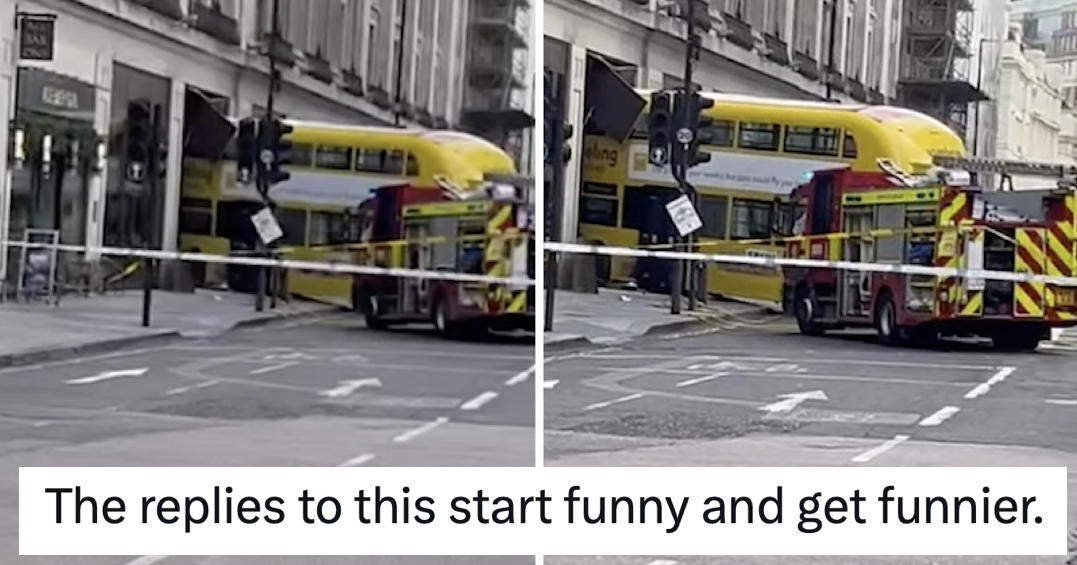 The replies to these pictures of a bus crash took on a hilarious life ...