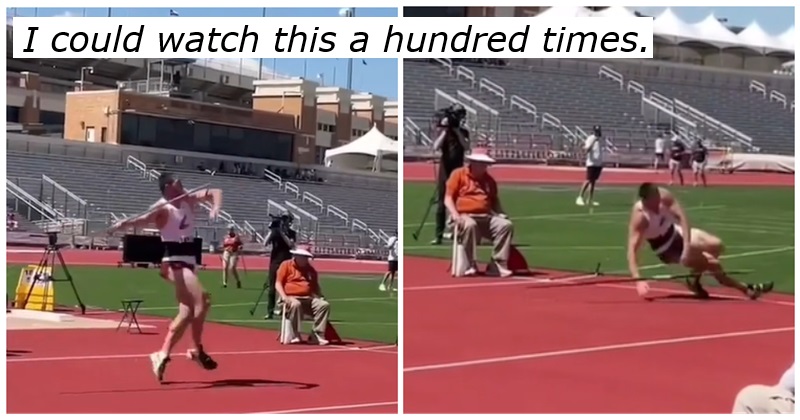 This decathlete's javelin fail took the gold medal for slapstick - but ...