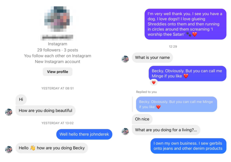The magnificent takedown of this romance scammer is right up there with ...