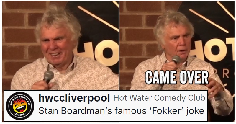 Stan Boardman shared the joke that got him banned from TV - and it's ...